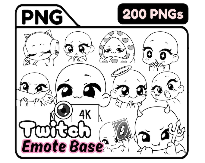 Emote Bases | Pack 2 - Etsy Canada