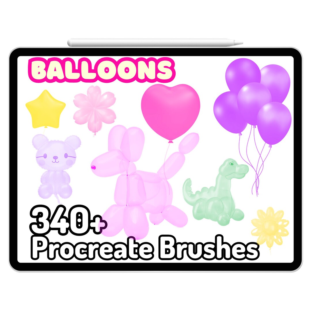 Procreate Balloons Party Animal Sculpture Toy Bubble Poodle Kidcore ...