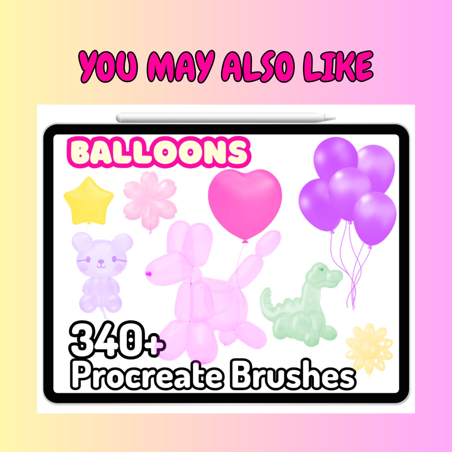 Procreate Confetti Party Streamers Stamps Partycore Sprinkles Ribbons ...