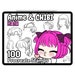 Procreate Chibi Poses Base Sketches Hand Gesture Kawaii Character ...