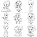 Procreate Chibi Victorian Ancient Drawing Guide Stamps Brush Coloring ...