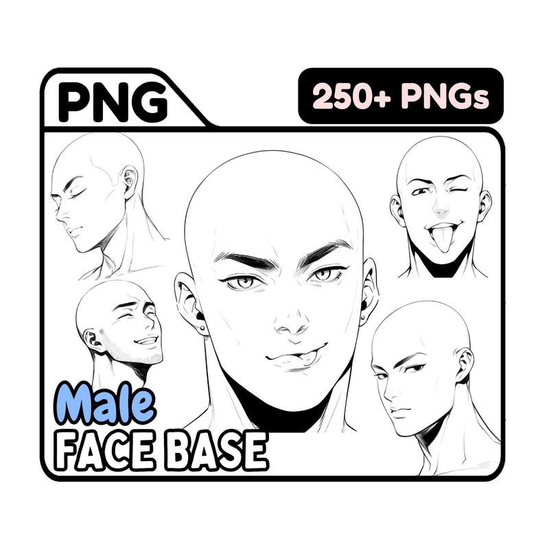 Anime Male Base - Etsy