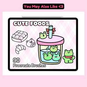 Kawaii Procreate Brushes Stamps Chibi Cute Cats Kitty Animals Pets ...