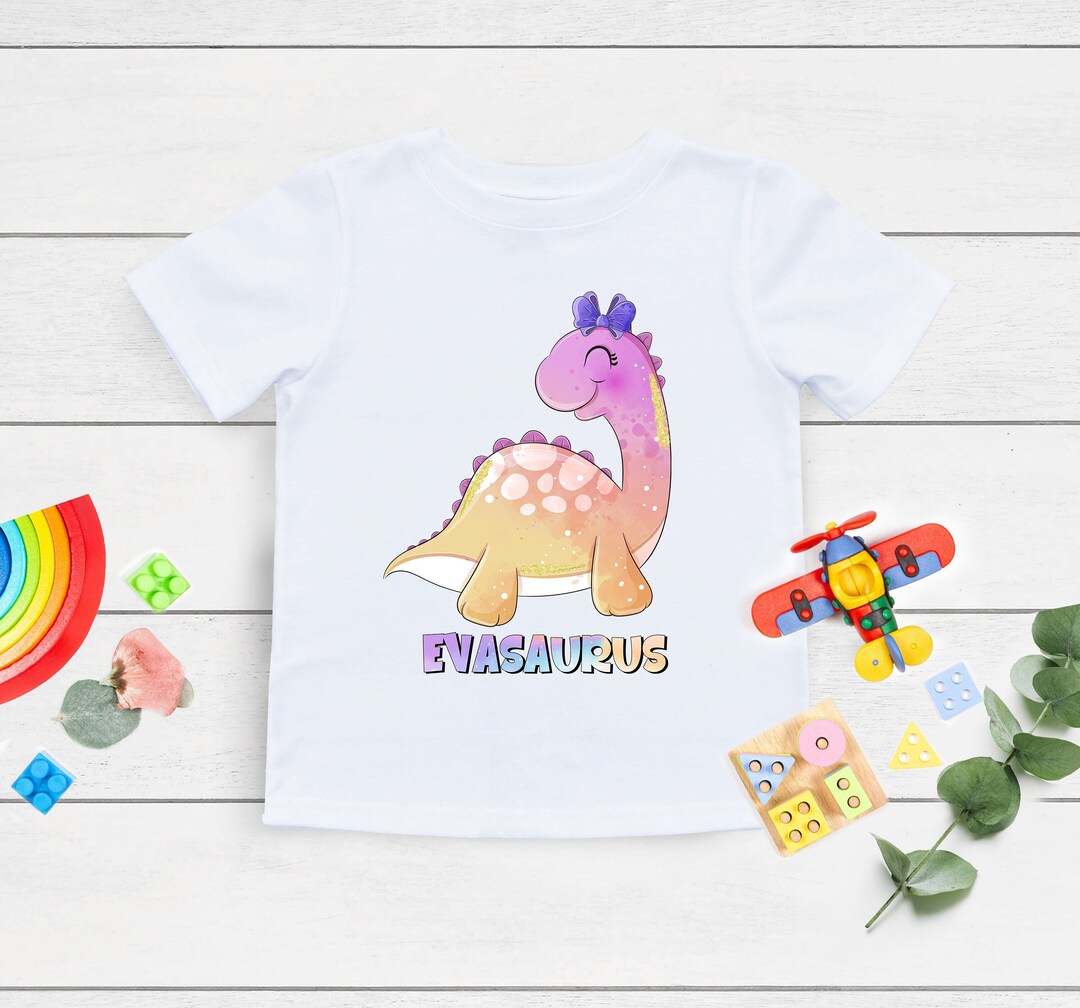 Custom Girl Saurus Shirt Saurus School Shirts Cute Saurus - Etsy