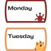 Days of the Week, Printable, Digital Download, PDF, Learning, Education ...