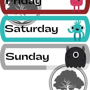 Days of the Week Printable Digital Download PDF Education - Etsy