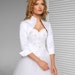 Ladies Wedding Bridal Satin Jacket With Three Quarter Sleeves B13 - Etsy