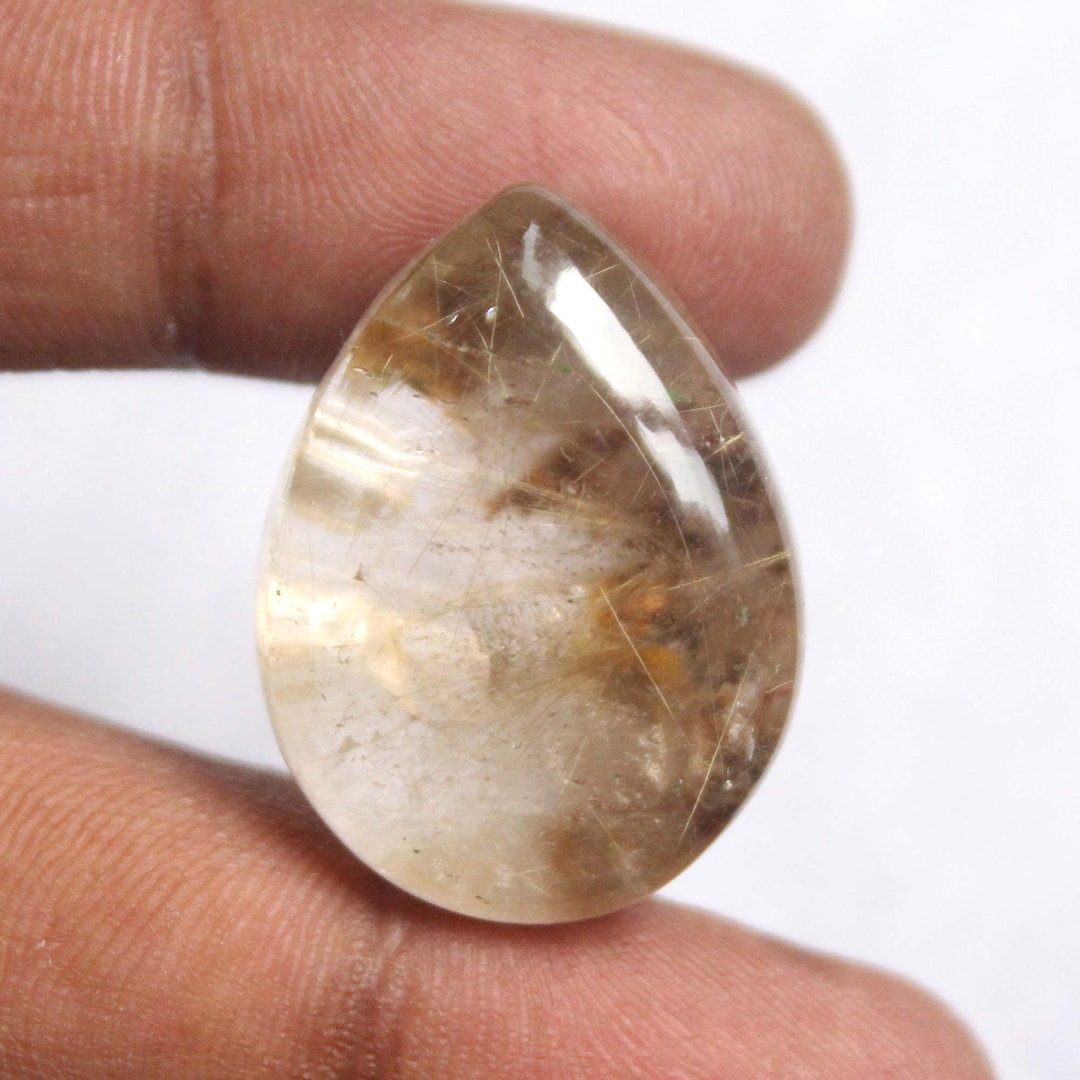 Garden Quartz Pear Shape Loose Gemstone Transparent Quartz - Etsy
