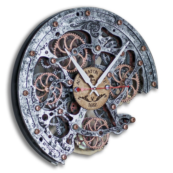 Steampunk Wall Clock - Etsy