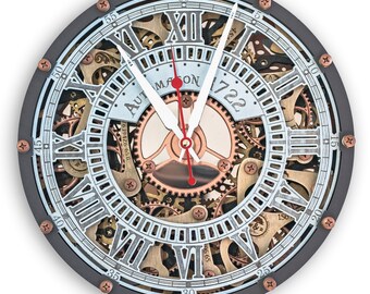 Automaton Wall Clock - Etsy