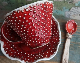 Mushroom Tea Set - Etsy