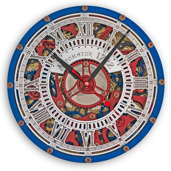 Large Skeleton Wall Clock - Etsy