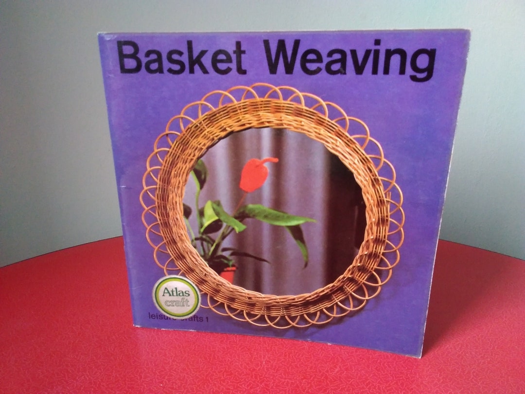 Vintage Basket Weaving Craft Book 70s Book Vintage Crafting Basket ...