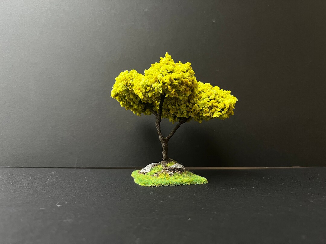 Small Spring Tree for 28mm/32mm Table Top Gaming - Etsy