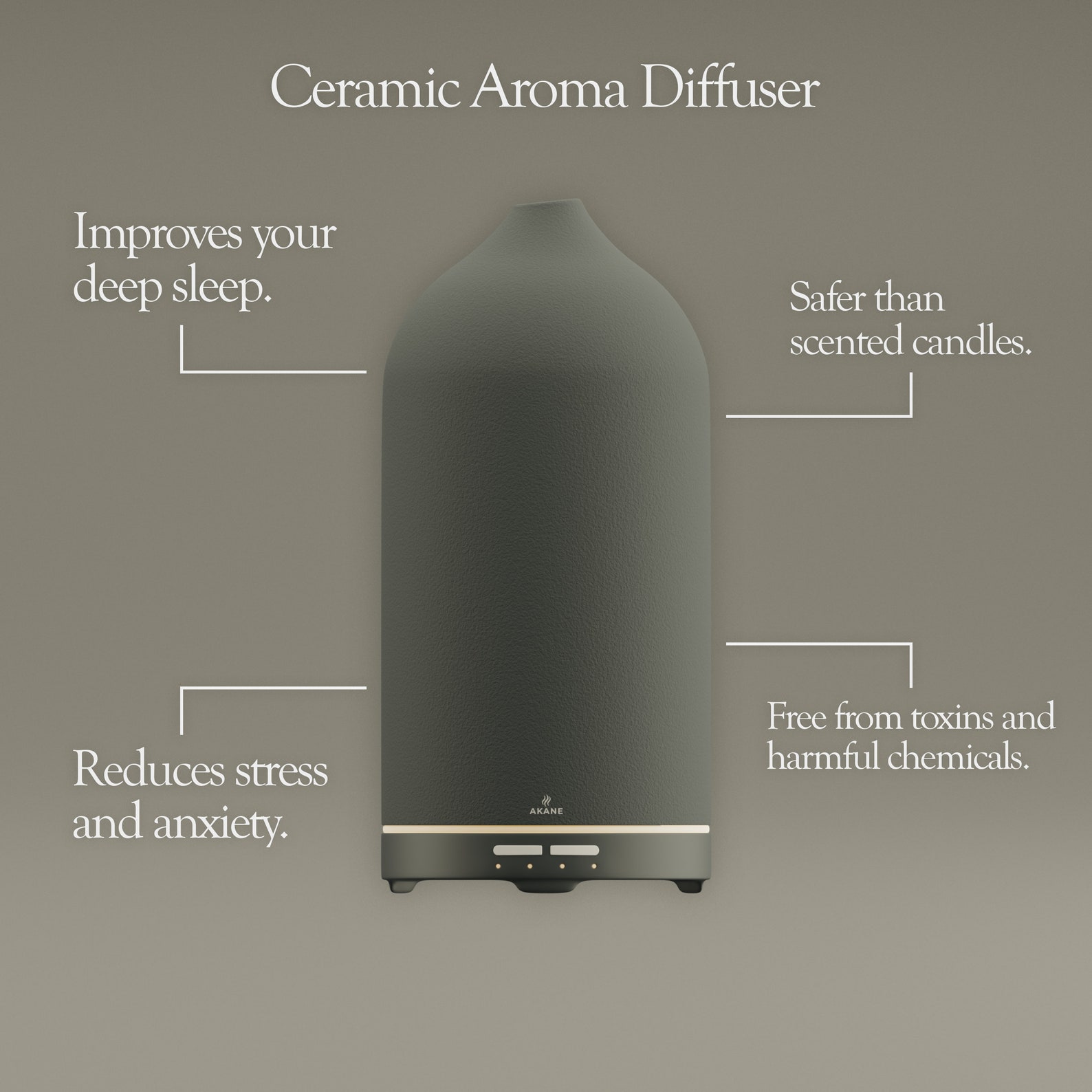 Ceramic Aroma Diffuser / Wabi-sabi Humidifier for Home Use / - Etsy Sweden