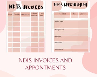 Ndis Invoices - Etsy