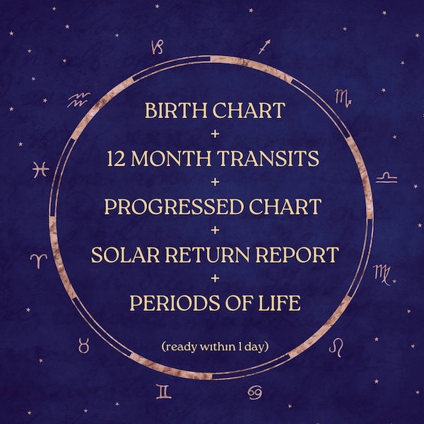 Birth Chart - Etsy