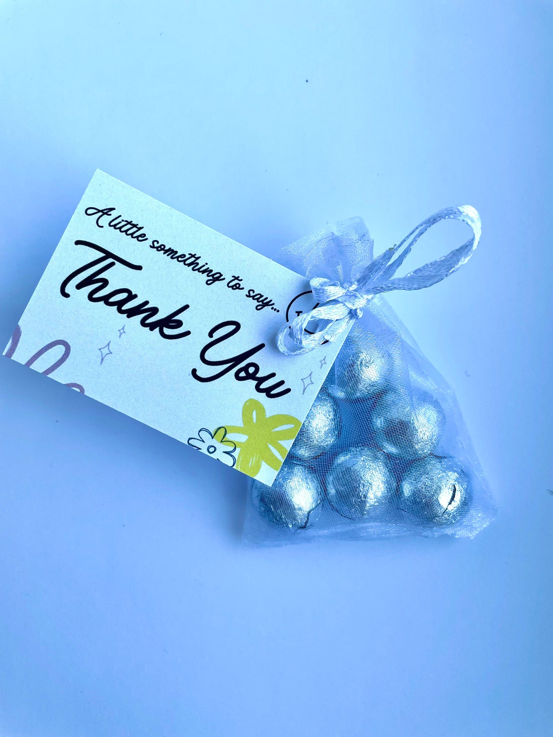 Small Thank You Milk Chocolate Gift Bag Positive Message - Etsy UK