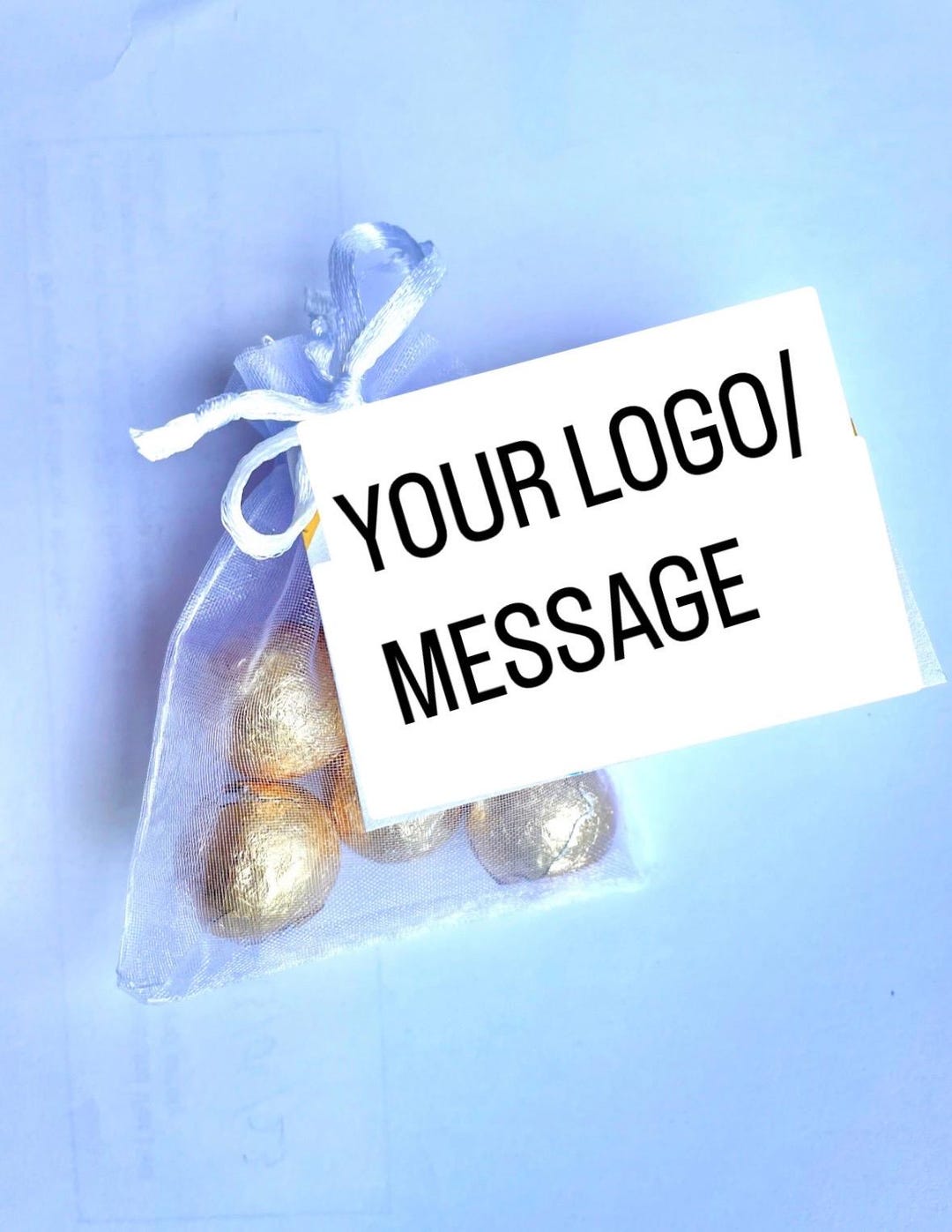 Personalized Chocolate Gift Bag: Custom Logo/message Favors - Etsy
