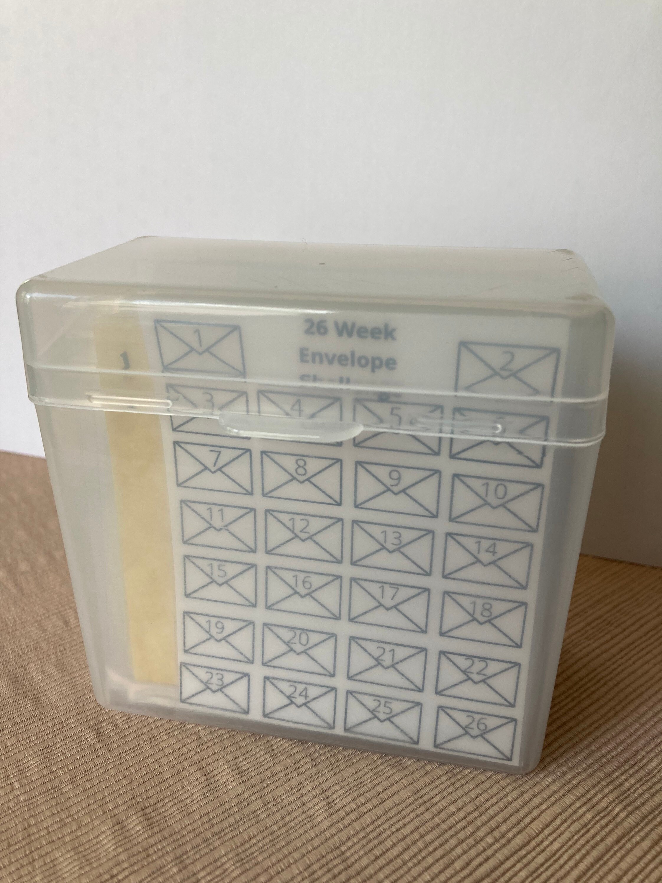 26 Week Envelope Challenge Box - Etsy