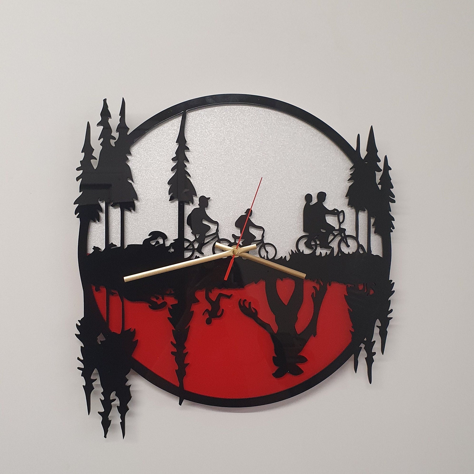 Stranger Things Upside Down Clock - Etsy UK