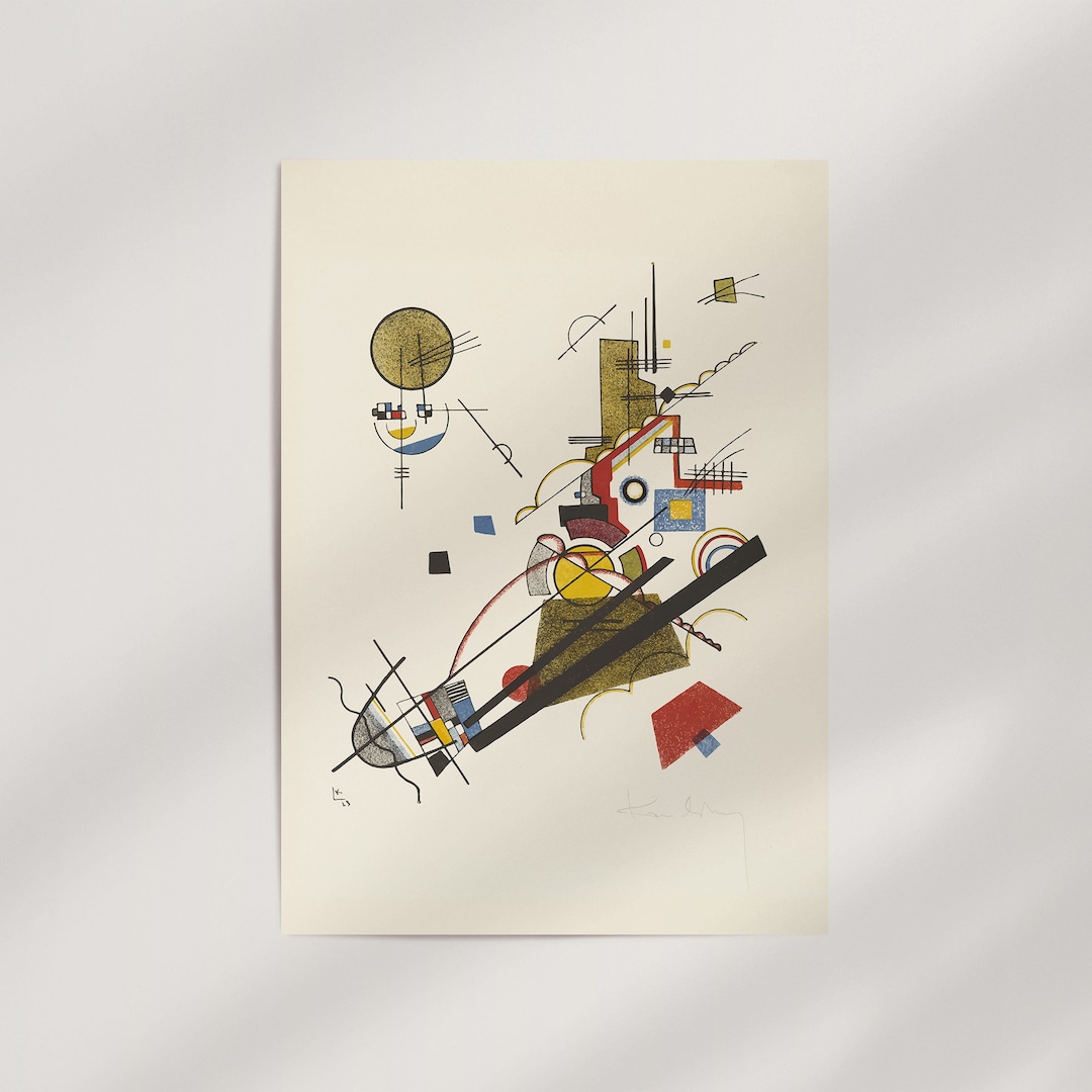 Joyous Ascent by Wassily Kandinsky (1923) Premium Wall Art Poster ...