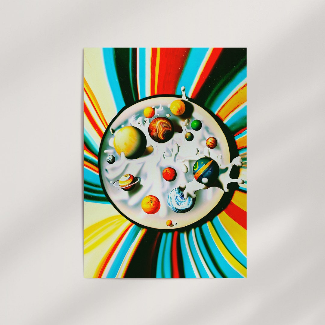 Galaxy Cereal II Premium Wall Art Poster · Ready to Frame Giclée Print ...