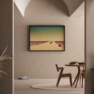 Desert Sky (retro Surrealist) Premium Wall Art Poster · Ready to Frame ...