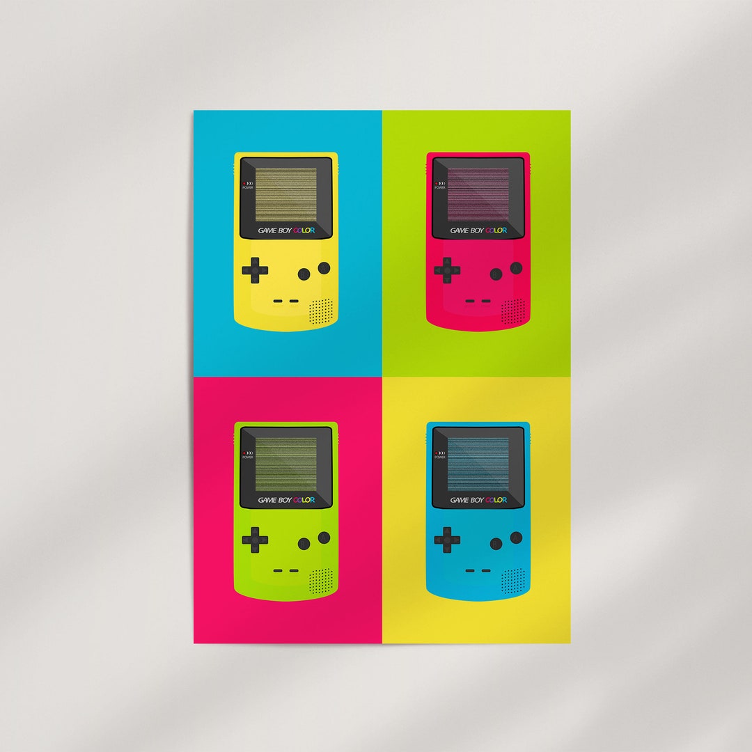 Nintendo Gameboy Color 1998 Premium Wall Art Poster Ready to Frame ...