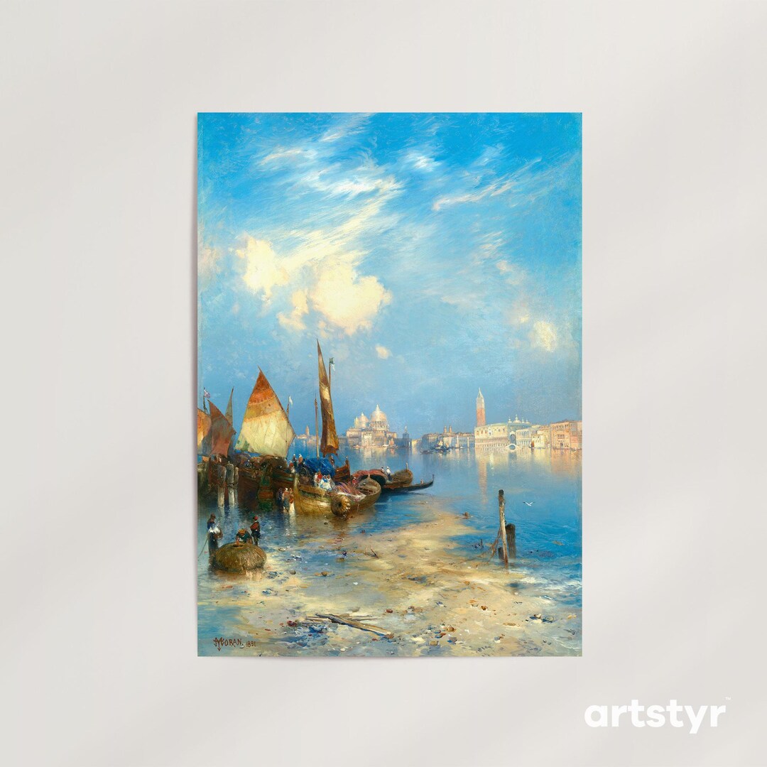 A View of Venice · 20+ Sizes · François-frédéric Grobon, 1880 ...