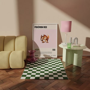 Pokémon Red (gameboy, 1998) Premium Wall Art Poster · Ready to Frame ...