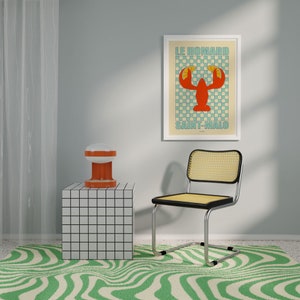 Le Homard Saint-malo Premium Wall Art Poster · Ready to Frame Giclée ...