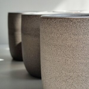 Handmade Stoneware Handleless Mug, Scandinavian Ceramic Cup Without ...