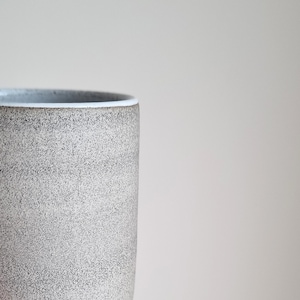 Ceramic Handleless Mug 13oz, Minimalist Mug No Handle 400ml, Grey White ...