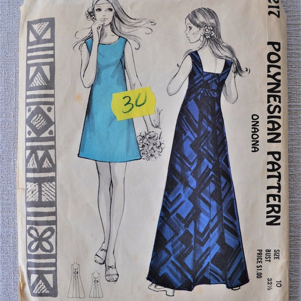 Polynesian Sewing Pattern - Etsy