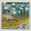Collage Abstract Landscape Painting, Small Original Paper Collage ...