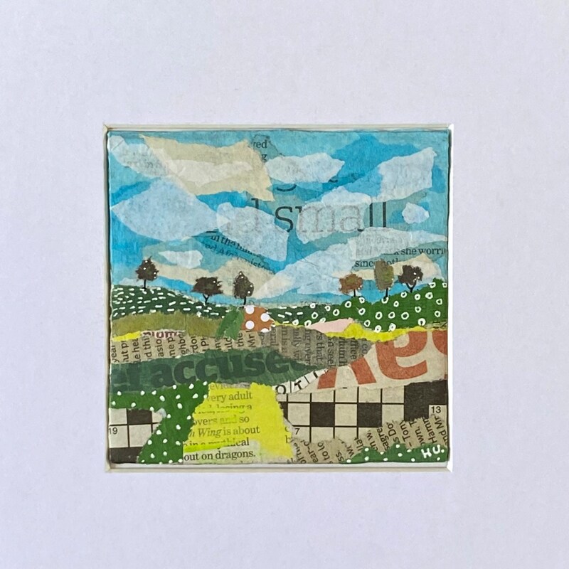 Collage Painting - Etsy