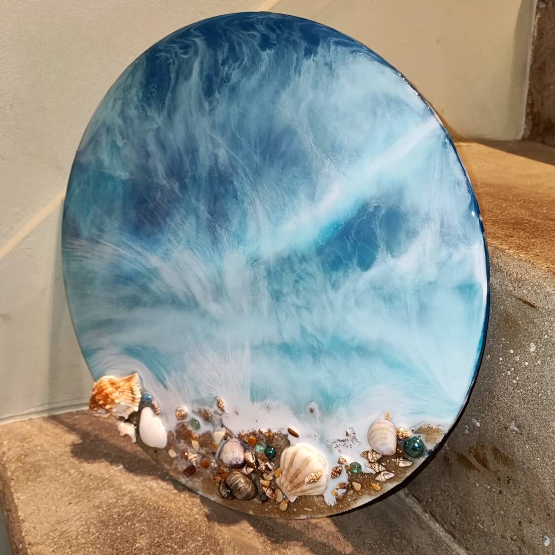 Decorative Tray Ocean / Sea / Epoxy Resin / Shells - Etsy
