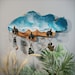 Custom Ocean Key Holder Beach Themed Key Hanger Resin Ocean - Etsy