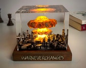 Realistic Nuclear Explosion Mushroom Cloud Light | The Green Head