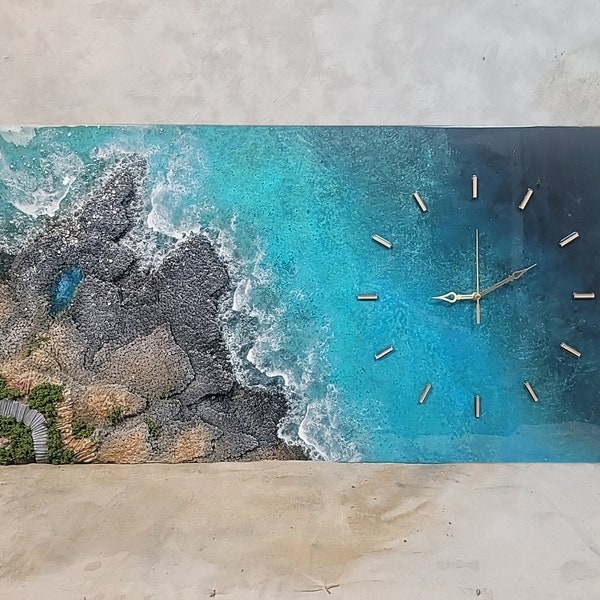 Beach Clock - Etsy