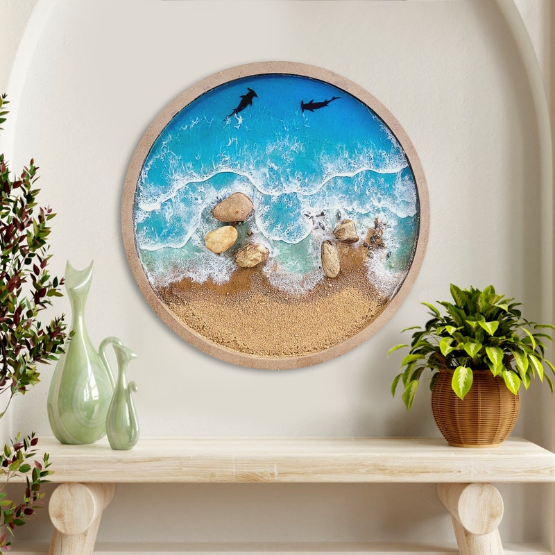 Beach Resin Art - Etsy