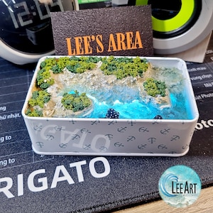 Desktop Light Box, Ocean Diorama, Epoxy Resin Night Light-ocean Light ...