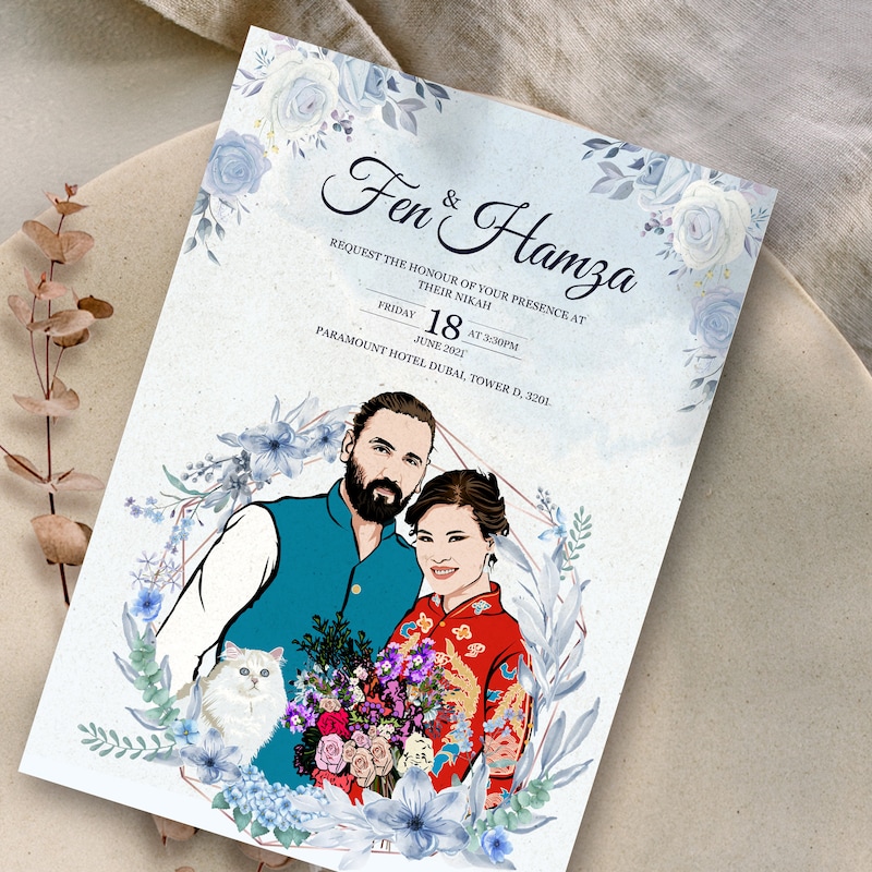 Custom Wedding Card - Etsy