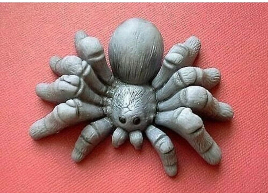 Halloween Tarantula Spider Edible Sugar Paste Cake Toppers Decorations ...