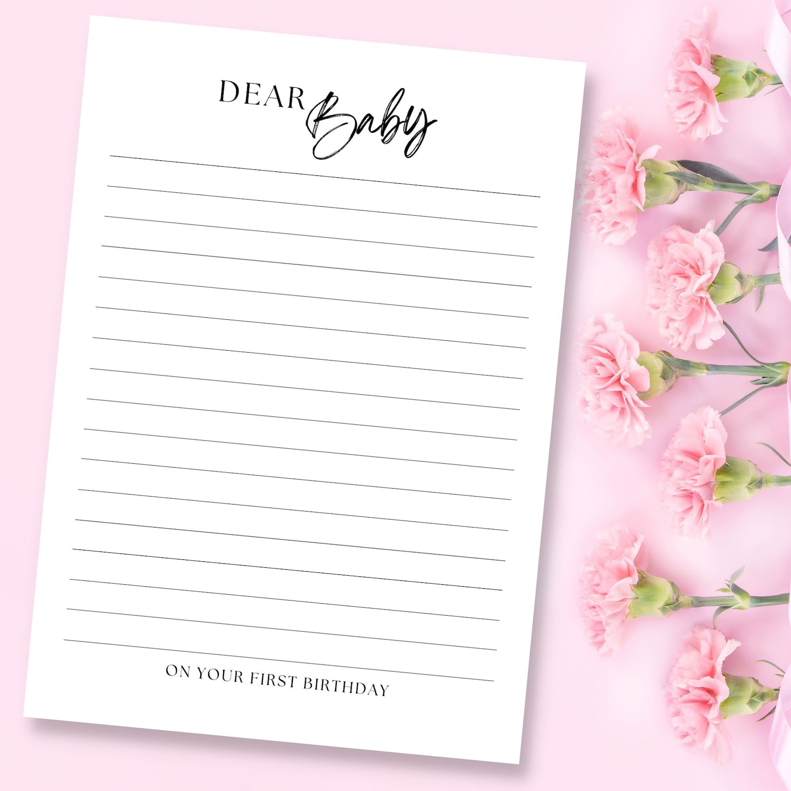 Baby Book, Printable Baby Book Pages, Baby Memory Book, Baby Book First ...