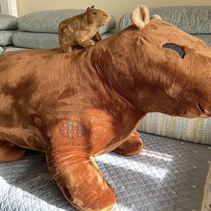 Handmade Adorable Giant Capybara Plush Toyskawaii Capybara - Etsy