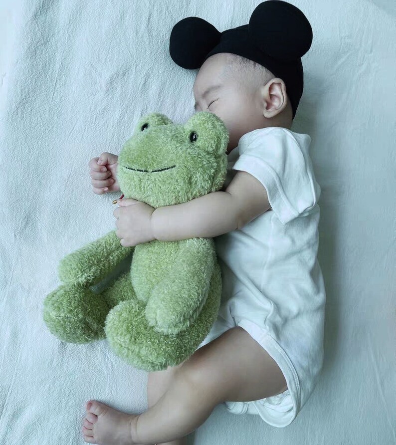 Cute Green Frog Plush Toy Kawaii Frog Stuffed Animalsfrog - Etsy