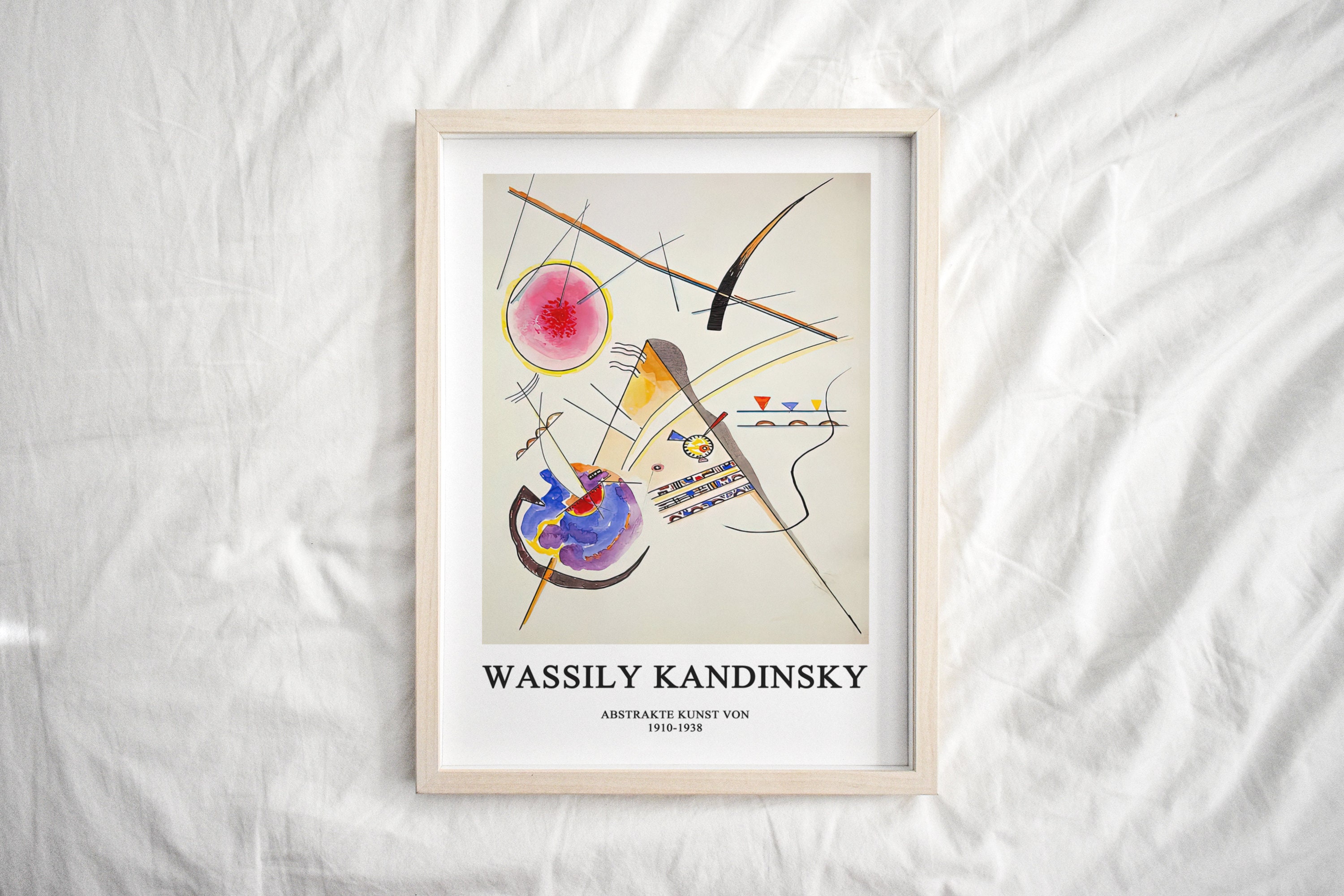 Wassily Kandinsky Poster Print Painting Exhibition Wall - Etsy