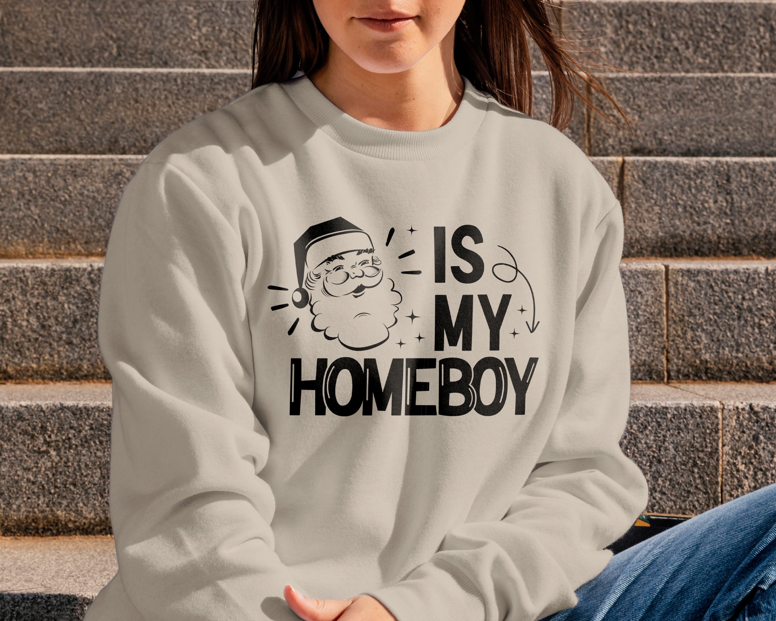 Santa is My Homeboy Svg Png Pdf , Funny Santa Svg, Funny Santa Png ...